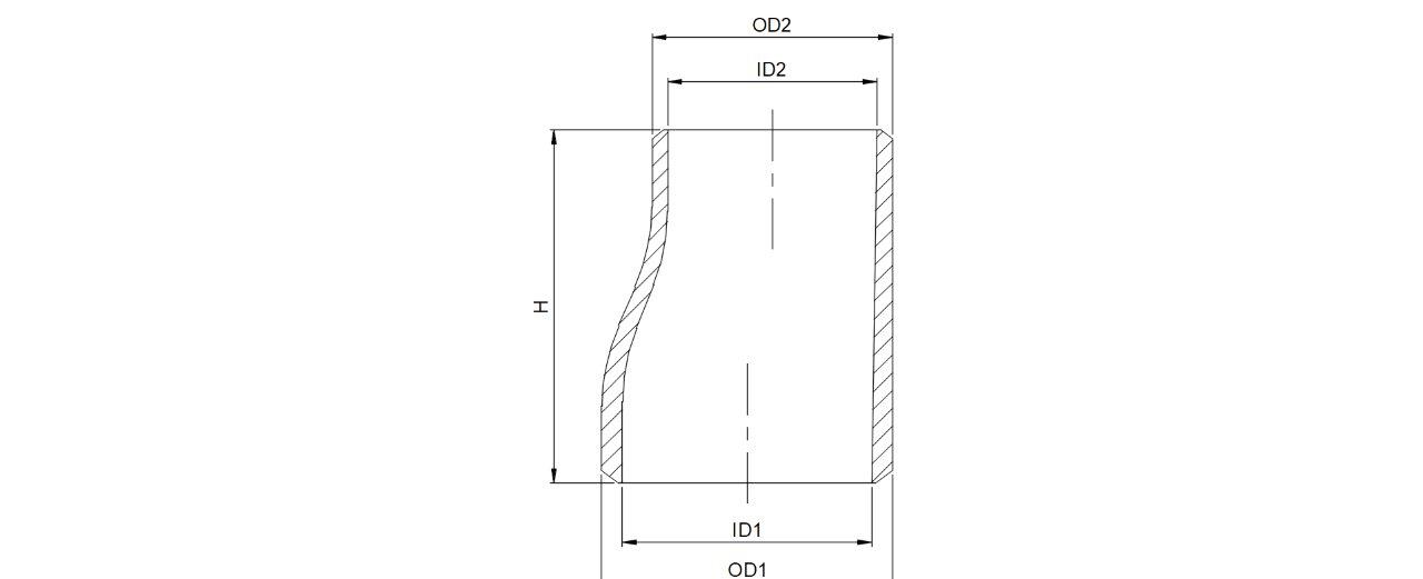 Eccentric Reducer Standard | Asmuss