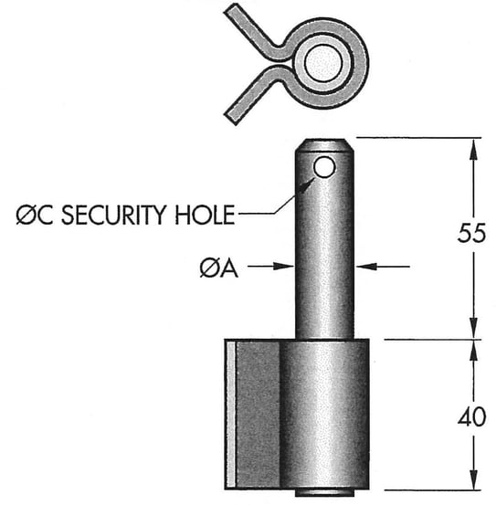 Weld on Gudgeon and Lug | Asmuss
