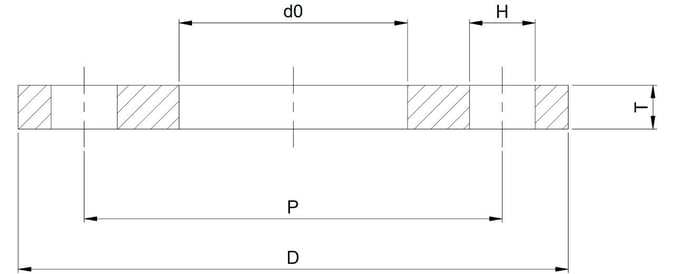 AS4087 Slip On Plate Flange PN16 | Asmuss