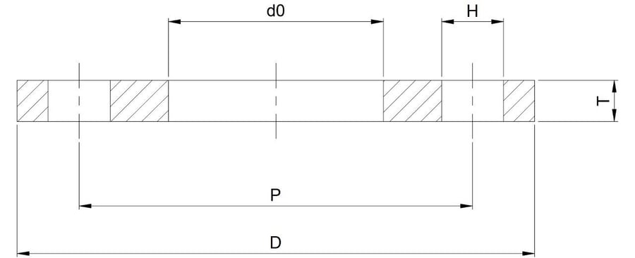AS4087 Slip On Plate Flange PN16 | Asmuss