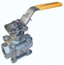 Stainless Steel Full Bore Ball Valve with Mounting Pad